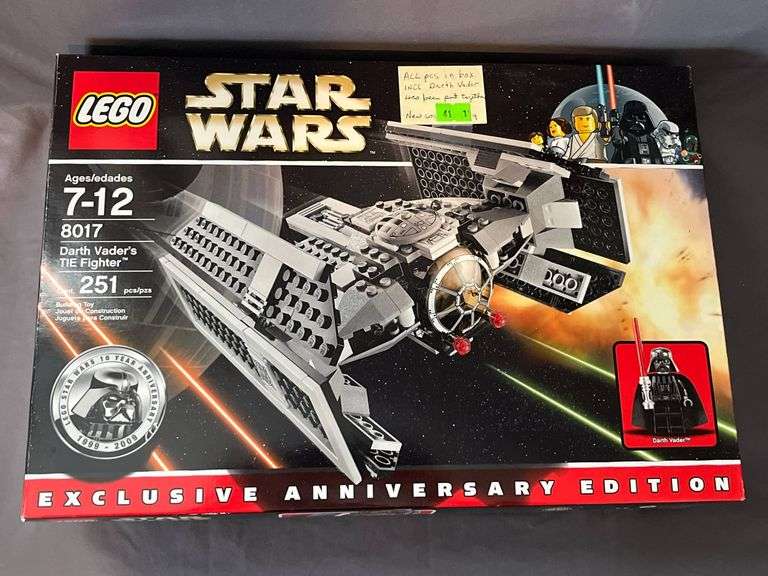 LEGO Star Wars Darth Vader’s TIE Fighter 8017 Exclusive Anniversary ...