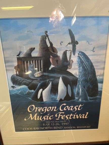 Framed Posters Featuring Art from Music and Quilt Festivals, Empty ...