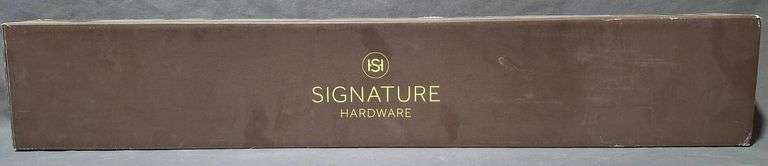 Signature Hardware 24-Inch Towel Bar in Chrome Finish - Metzger ...