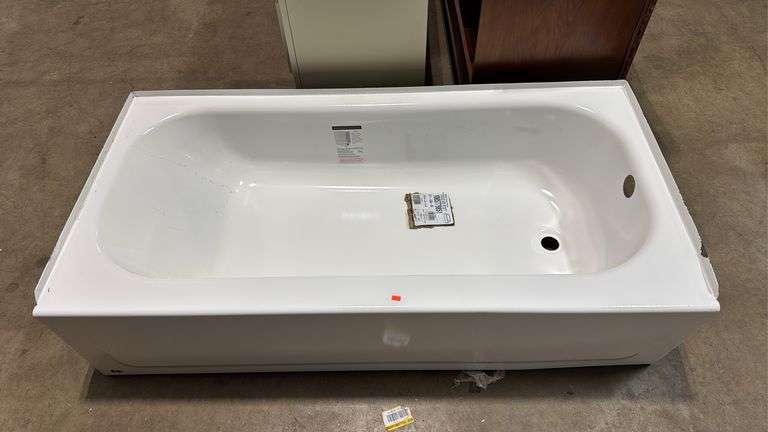 Bootz Industries Aloha 60 in. x 30 in. Soaking Bathtub with Right Drain ...