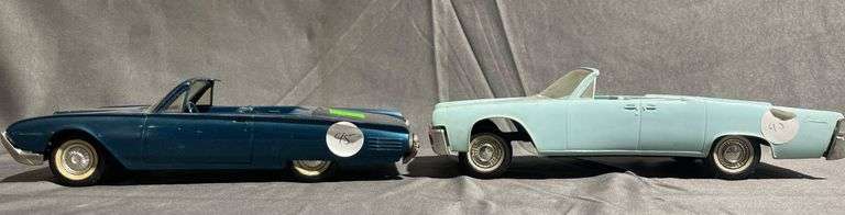 AMT Corp Model Cars in Blue and Light Blue, Birmingham Mich. - Metzger ...