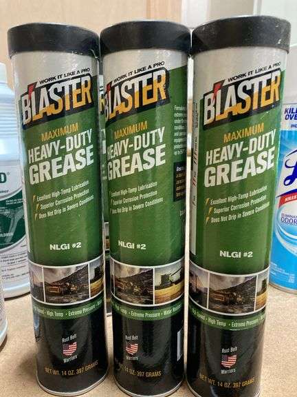 3 - Blaster 14 oz. Maximum Heavy-Duty Grease Cartridge for Grease Gun ...
