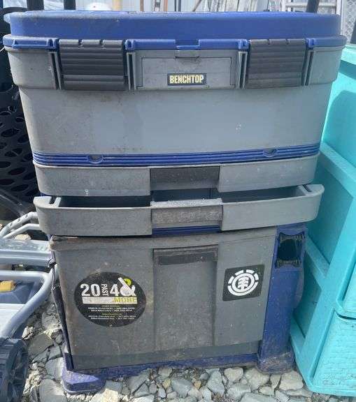 BenchTop Rolling Tool Storage Organizer with Pull-Out Drawers - Metzger ...