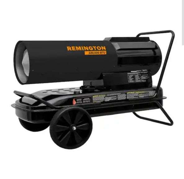 Remington 220,000 BTU Forced Air Kerosene Space Heater with Silent ...