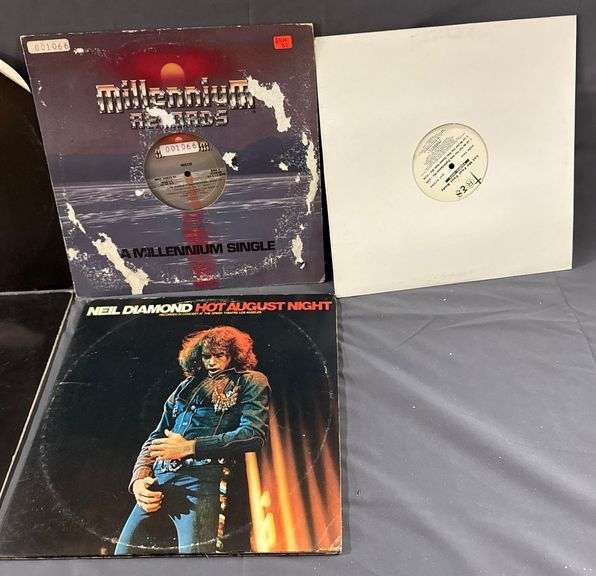 7 Vinyl Records Featuring Various Artists and Genres Including Neil ...