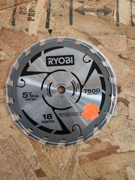 Ryobi 5-1/2" saw blade - Metzger Property Services, LLC