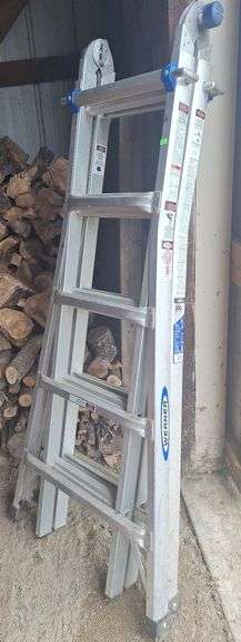 Werner aluminum folding ladder 21' - Metzger Property Services, LLC