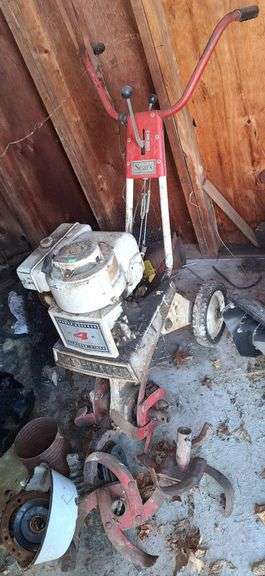 Sears Rototiller with Gas-Powered Engine and Metal Tines - Metzger ...