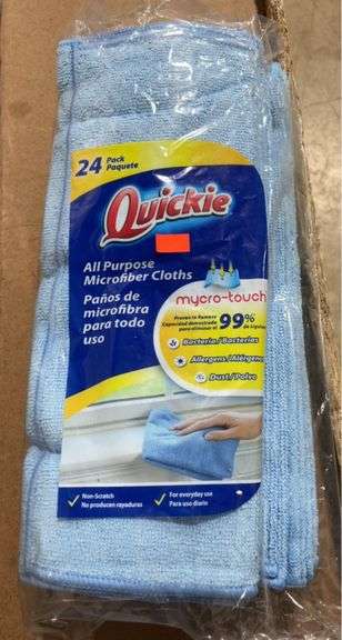 Quickie All Purpose Microfiber Cloths 24Pk - Metzger Property Services, LLC
