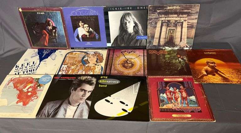 13 Vinyl Record Albums Featuring Various Artists and Genres - Metzger ...