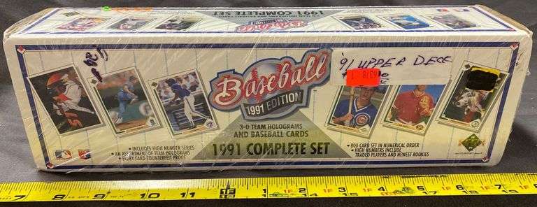 1991 Upper Deck Baseball Complete Set in Original Packaging - Metzger Property Services, LLC