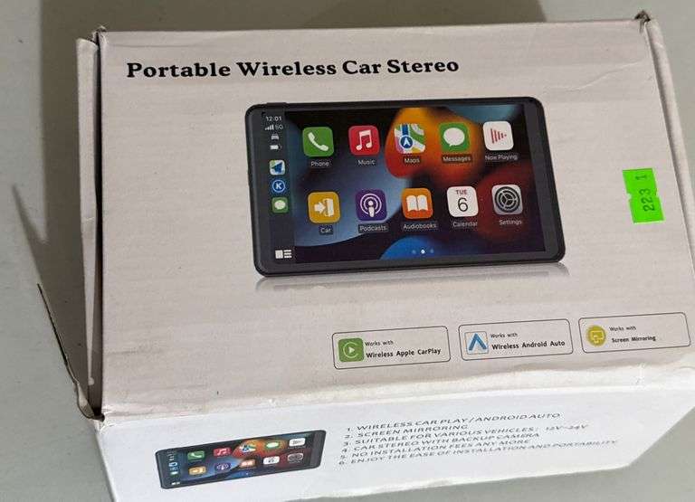 Portable Wireless Car Stereo System with Touchscreen - Metzger Property ...