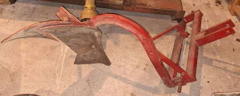 Homemade Single Plow with Metal Frame - Metzger Property Services, LLC
