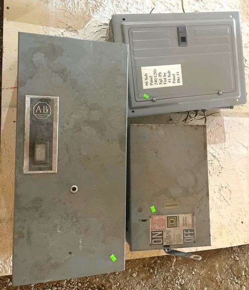 Three Electrical Enclosures with Internal Components - Metzger Property ...