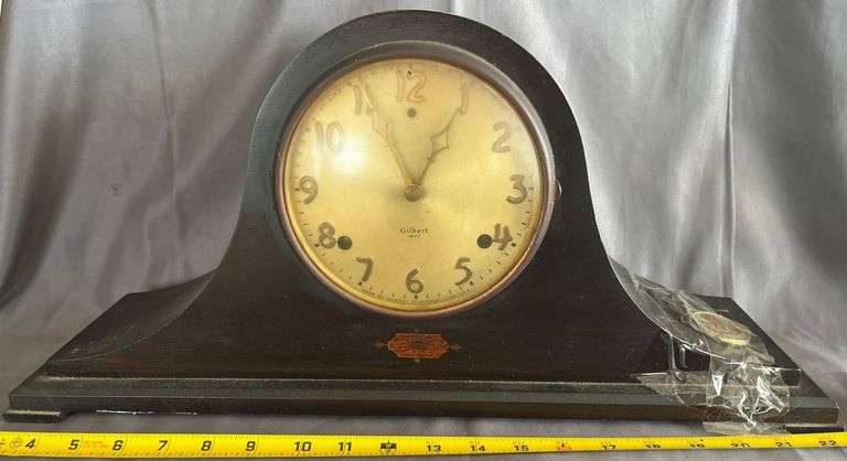 Gilbert 1807 Mantel Clock with Pendulum and Key - Metzger Property ...