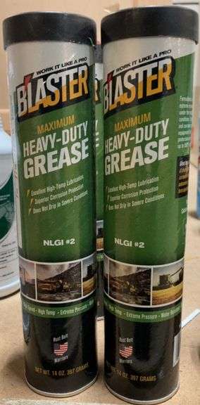 Blaster 14 oz. Maximum Heavy-Duty Grease Cartridge for Grease Gun ...