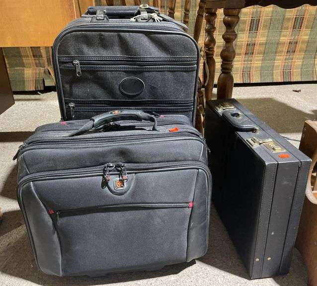 Swiss Gear Business Bag, YSL Rolling Suitcase 16”x8”x14”, 14”x8”x24 ...