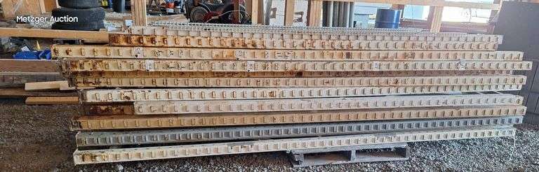 Pallet Racking End Standards 36 in x 12 ft and Three 10 ft x 36 in ...