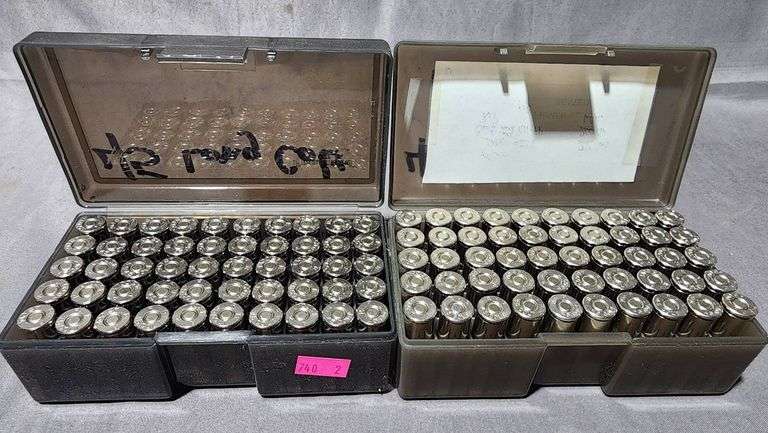 Reloaded .45 Long Colt Ammunition in Cases - 50 rounds, 50 casings ...