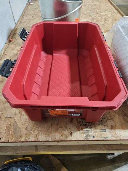 Husky 12 gallon storage tote without lid tote only - Metzger Property ...