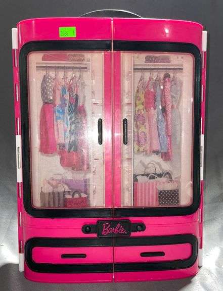 2015 Mattel Barbie Carrying Case with Wardrobe Design - Metzger ...