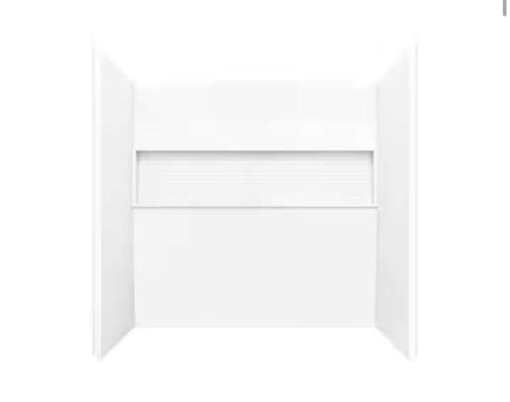 Bootz Industries Nextile 30 in. x 60 in. x 60 in. 4-Piece Direct-to ...