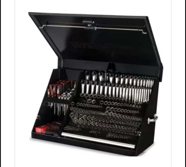 Montezuma 36 in. x 17 in. Portable Toolbox scuffed and has keys ...