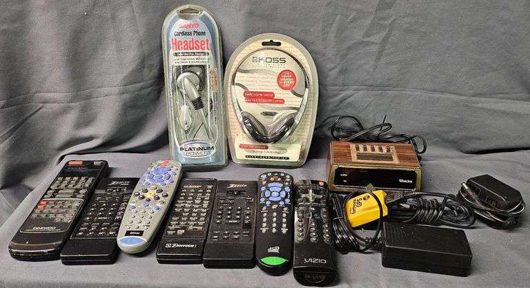 Remote Controls, Electronics, and Headsets - Metzger Property Services, LLC