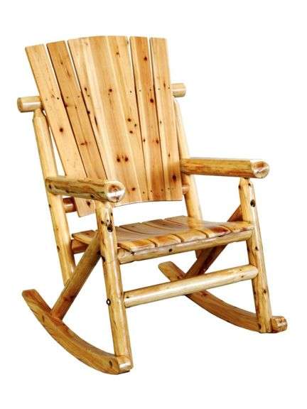 Leigh Country TX 95100 Aspen Single Rocking Chair, 29-1/2 in OAW, 44-1/2 in OAD, 35.43 in OAH ...
