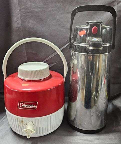 Coleman Jug and Airpot Beverage Dispenser 9″, 15″ H - Metzger Property ...