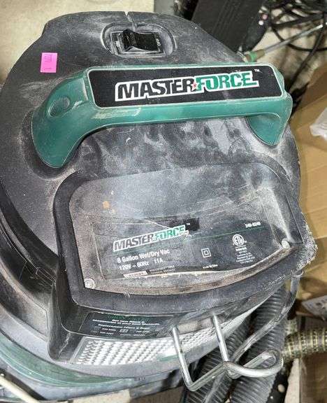 Masterforce 8-Gallon Wet/Dry Vacuum with Accessories - Metzger Property ...
