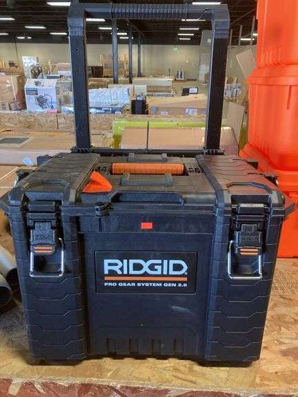 RIDGID Pro Gear System Gen 2.0 Stackable 25 in All Terrain Rolling Tool ...