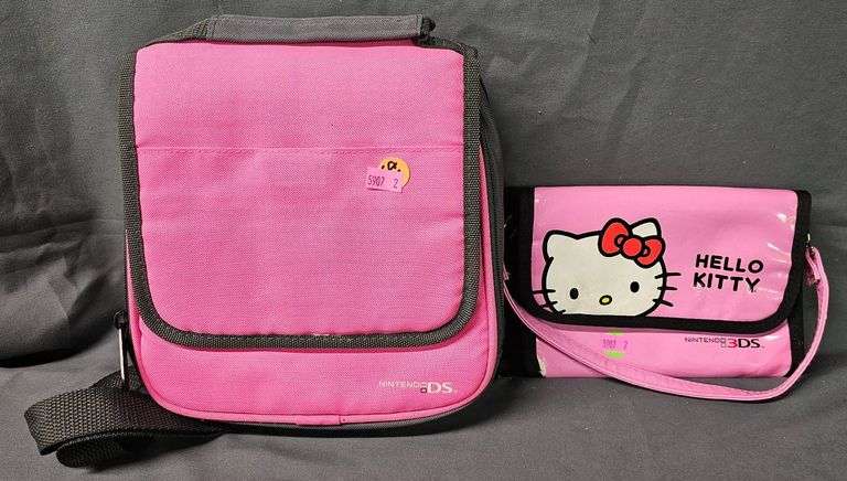 Nintendo 3DS Hello Kitty and Pink Carrying Cases - NO DEVICES - Metzger ...