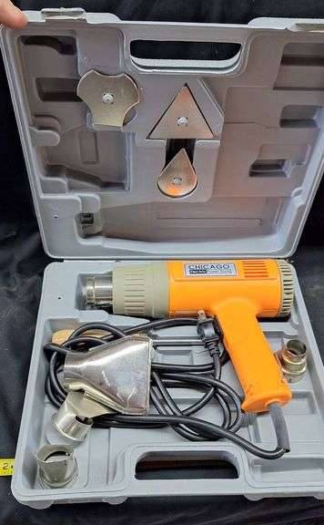 Chicago Electric Heat Gun Kit with Accessories and Case - Metzger ...