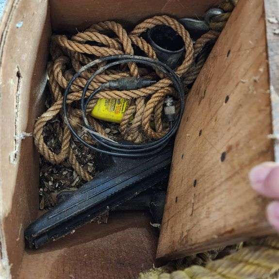 Tools, Cords, and Ropes in Cardboard Boxes - Metzger Property Services, LLC
