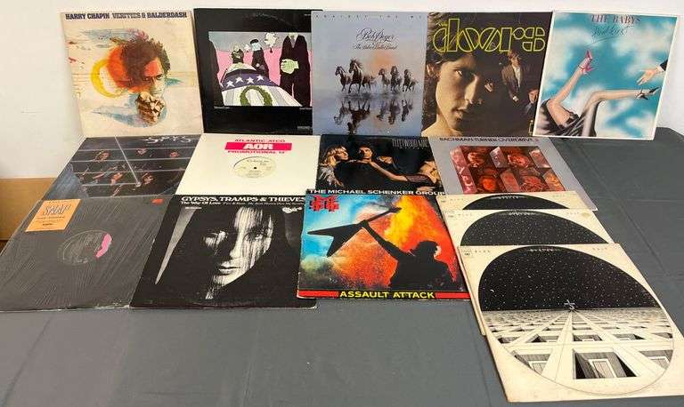 Collection of 15 Rock and Pop Vinyl Records With Various Artists ...