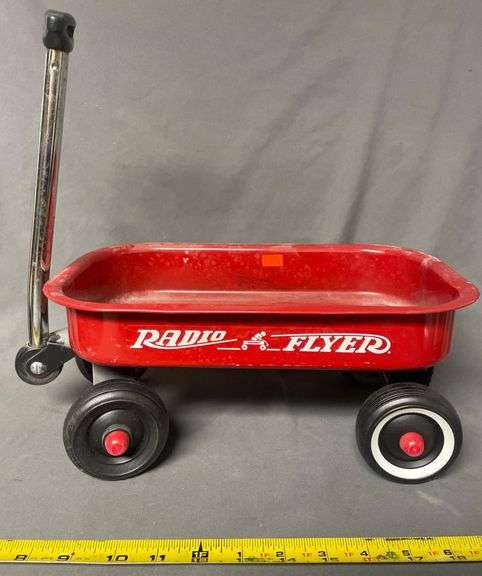 Radio Flyer Red Pull Wagon with Black and White Wheels - Metzger ...