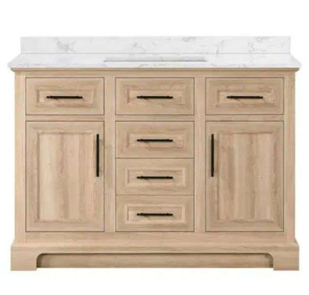 Home Decorators Collection Doveton 48 in. Single Sink Freestanding ...