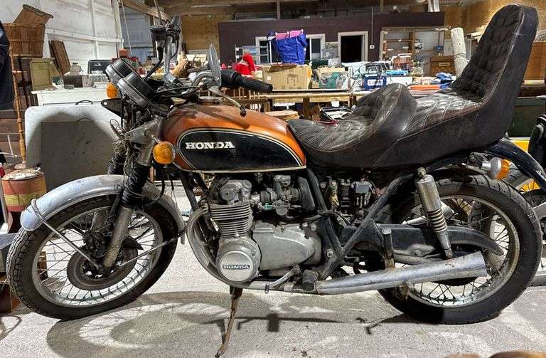 1975 Honda CB550 Motorcycle for Restoration, does not run, has been ...