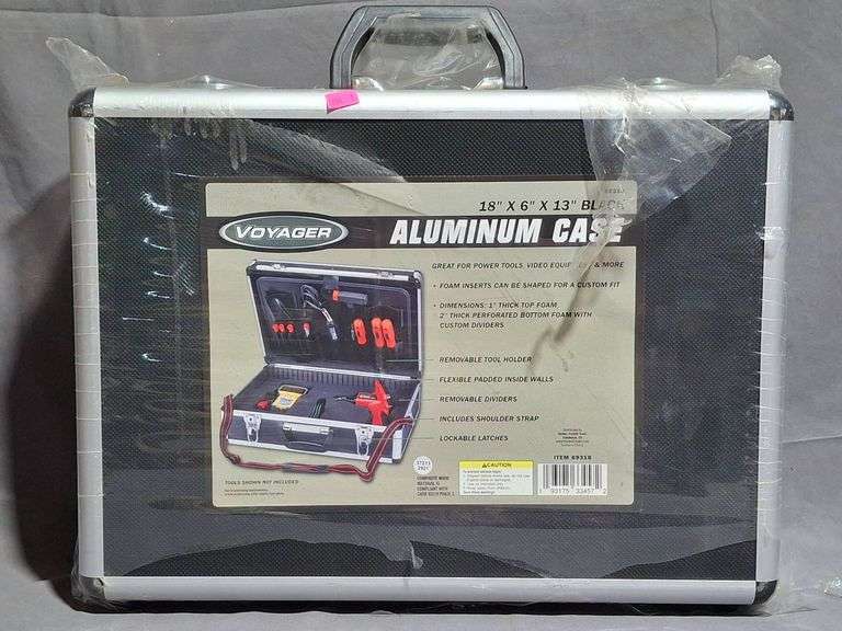 Voyager Aluminum Case with Foam Insert, 18″ x 6″ x 13″ - Metzger ...
