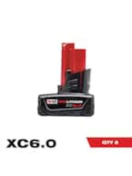 M12 12V Lithium-Ion XC Extended Capacity Battery Pack 6.0Ah (2-Pack ...