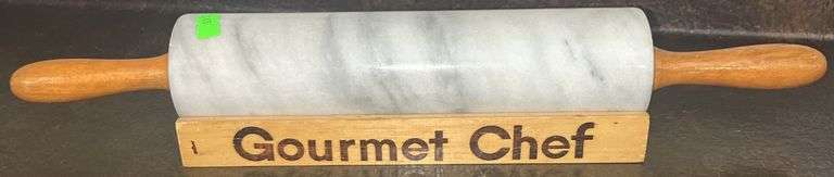 Gourmet Chef marble rolling pin - Metzger Property Services, LLC