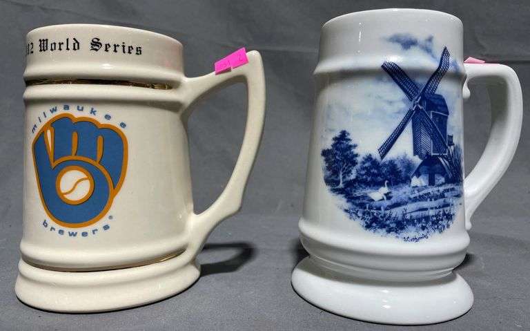 2 Beer Steins: MLB & Dutch Windmill Designs - Metzger Property Services ...