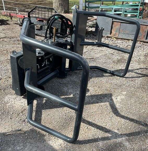 New Wolverine bale grapple- universal quick attach, hyd, hyd fittings ...