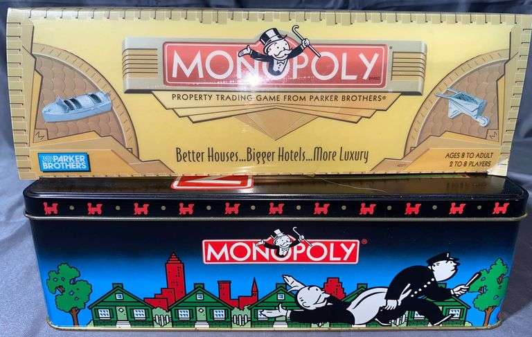 Monopoly 70th Anniversary and 1935 Commemorative Editions in Tin Cases ...