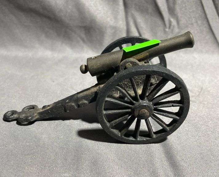 Penn Craft Cast Iron Toy Cannon Replica with Working Wheels - Metzger ...