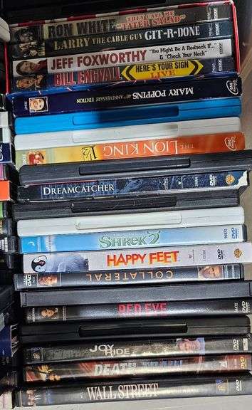 Group of DVDs Featuring Various Titles and Genres - Metzger Property ...