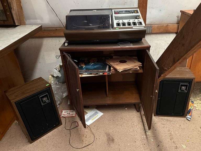 Zenith Allegro 2000 Sound System with Cabinet and Speakers - Metzger ...