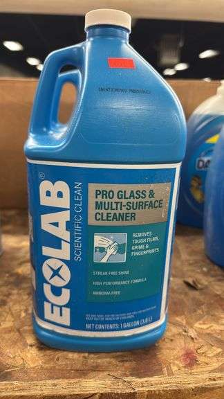 ECOLAB 1 Gal. Ammonia-Free Pro Glass Cleaner and Multi-Surface Cleaner ...