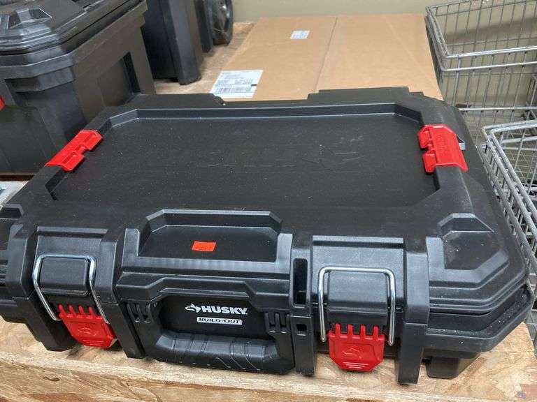Husky Build-Out 22 in. Modular Tool Storage Tool Case - Metzger ...